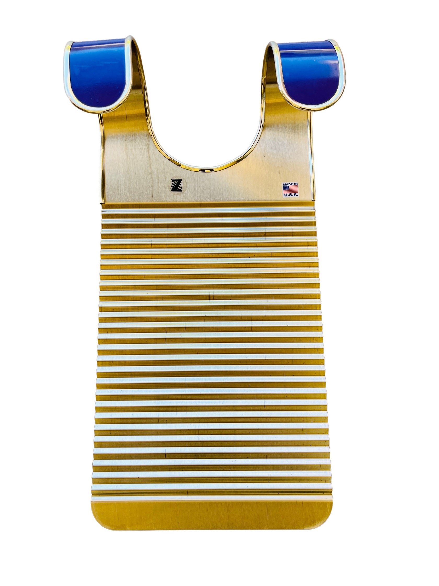 Handmade Purple & Yellow Tiger Zydeco Washboard Rubboard – Key of Z ...